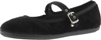 Victoria Ballerines Oda Velours & Passepoil Assorti & Boucle 104913 pour Femme Negro 40