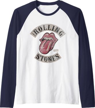 THE ROLLING STONES Offizielles The Rolling Stones Vintage Tour 1978 Navy Blau Raglan