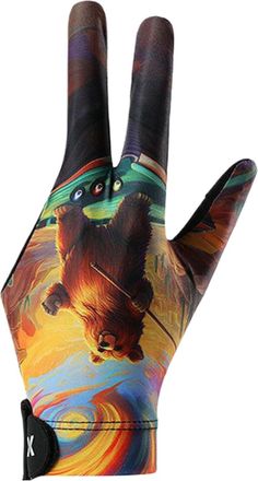 Generico Billardhandschuhe f&uuml;r linke Hand, 3-Finger-Handschuhe f&uuml;r Billard, elastisch, rutschfest, f&uuml;r Radfahren, Golf, M&auml;nner, Frauen, Jugendliche, Erwachsene