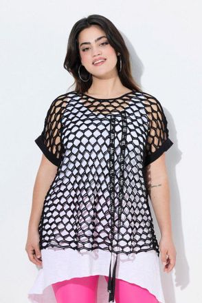 Angel Of Style T-Shirt T-Shirt Boxy Fit Netz-Jersey