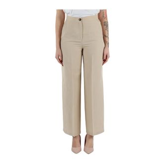 Marella Emme Palazzo Pant - - Trousers - Damen - Beige - M