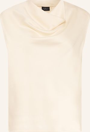 s.Oliver Black Label S.Oliver Black Label Blusentop Aus Satin weiss