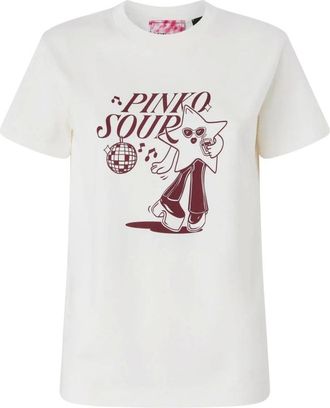 Pinko Pinko, Femme, Tops, Blanc, Taille: 40 FR T-Chemises