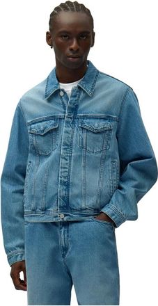 Arte Homme, Vestes, Bleu, Taille: XL Veste en Jean Logo Cercle
