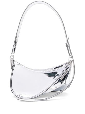 MUGLER sac cabas Spiral Curve 01 m&eacute;dium - Argent