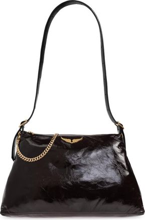 Zadig&Voltaire Femme, Sacs, Brun, Taille: ONE Size Jim Vintage Patent Bag