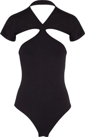 8 by YOOX CUT-OUT OPEN BACK BODYSUIT