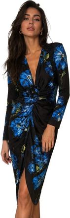 Dolce & Gabbana Femme, Robes, Noir, Taille: 36 FR Long-Sleeved Midi Dress