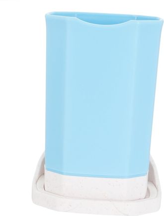 Valiclud Magnetischer Wand Zahnbürstenbecher Saugnapf Zahnbürstenhalter Badezimmerschale Blau Mit Gebogenem Öffnungsdesign Für Natürliche Trocknung Und Verstec