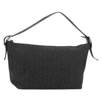 Celine Pre-owned Vintage Macadam Canvas Schultertasche - - Pre-owned - Damen - Schwarzk - ONE SIZE