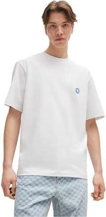 HUGO BOSS Hommes Niley T-Shirt en Jersey de Coton avec Logo Happy