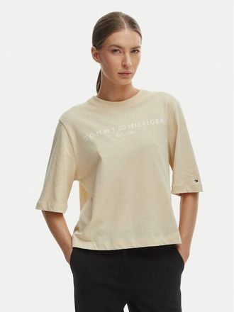 Tommy Hilfiger T-Shirt WW0WW47811 Beige Relaxed Fit