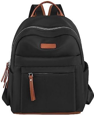 Generic 2025 - Sac &agrave; dos &eacute;l&eacute;gant pour femme, adolescente, femme, petit v&eacute;lo, Noir, taille unique