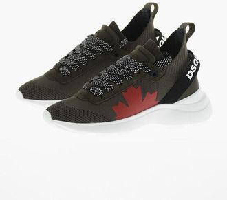 Dsquared2 Technical Fabric Low-Top Sneakers FLY with Contrast Details size 36