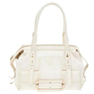 Givenchy Pre-owned Leder Schultertasche - - Pre-owned - Damen - Wei&szlig; - ONE SIZE