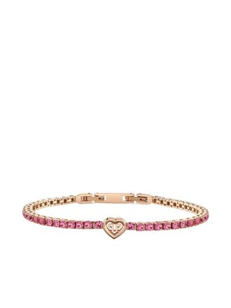 Philipp Plein Tennis Royal Armband mit Herzmotiv - Gold