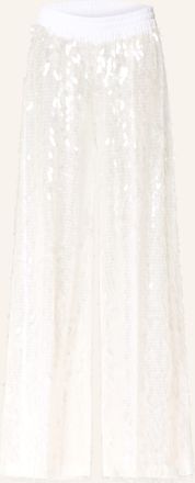 Norma Kamali Norma Kamali Hose Mit Pailletten weiss