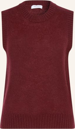 Darling Harbour Darling Harbour Cashmere-Pullunder rot