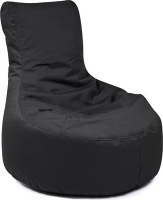 Outbag Slope Plus Plus Black Der Outdoor-Sitzsack f&uuml;r den Garten und die Terrasse Ganzj&auml;hrig Outdoor geeignet