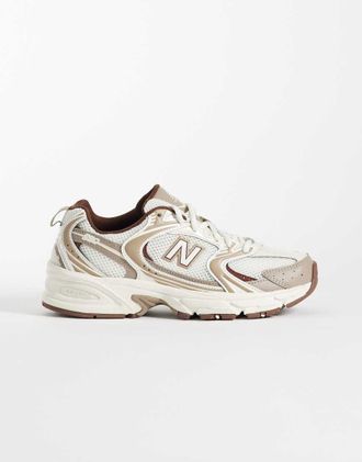 New Balance 530 - Baskets - Blanc/marron-Neutral