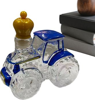 Generic Whiskyflasche | leerer Alkoholbeh&auml;lter Traktor - Flasche aus Glas, Dekanter f&uuml;r Whisky, f&uuml;r Bourbonwein, Tequila Wodka, Dekoration, Haus, Bar, B&uuml;ro, R