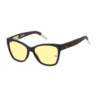 Tommy Hilfiger Eckige Acetat-Sonnenbrille - - Accessories - Herren - Schwarzk - ONE SIZE