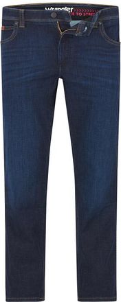 Wrangler Herren Jeans blau Baumwoll-Stretch