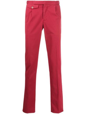 Incotex pantalon chino classique - Rouge