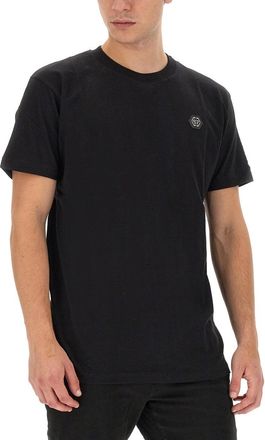 Philipp Plein Logo Print T-Shirt - Black