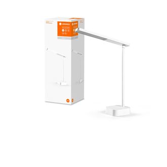 Ledvance PANAN Fold USB Mobile Lese- und Tischleuchte, wei&szlig;, 5,2W, 130lm, batteriebetrieben, flexibler Leuchtenkopf, LED-Modul mit kaltwei&szlig;em Licht (4000K), Be