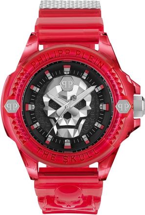 Philipp Plein Homme, Accessoires, Rouge, Taille: ONE Size La Montre $Kull Tech Edit