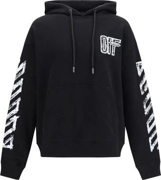Off-white Motion Arrow Skate Hoodie - - Sweatshirts & Hoodies - Herren - Schwarzk - L