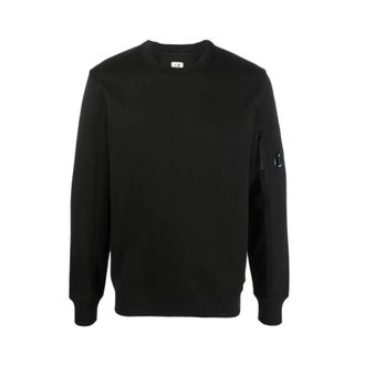 C.P. Company Diagonal Raised Fleece Sweatshirt - - Sweatshirts & Hoodies - Herren - Schwarzk - S