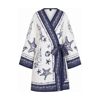 Farm Rio Farm Rio, Femme, Blouses et Chemises, Blanc, Taille: 40 FR Mini-robe