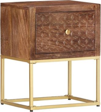 vidaXL Nachttisch 40x30x50 cm Mango Massivholz vidaXL