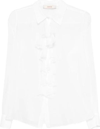 Jucca Femme, Blouses et Chemises, Blanc, Taille: 42 FR Chemises