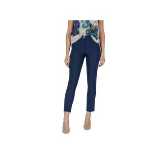 Rinascimento Femme, Pantalons, Bleu, Taille: 36 FR Pantalon Cigarette