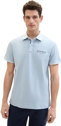 Tom Tailor 1040823 Polo, 15159-Foggy Blue, XXXL Homme