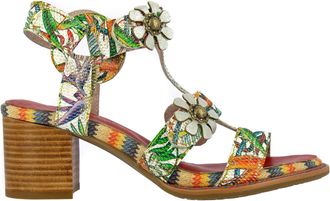 Laura Vita Damen FACBULEUXO 01 Peeptoe Sandalen, Rot (Rouge Rouge)