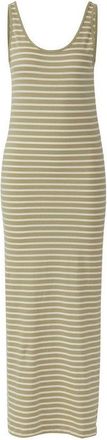 QS by s.Oliver Maxikleid Kleid Langes Jerseykleid mit Streifen