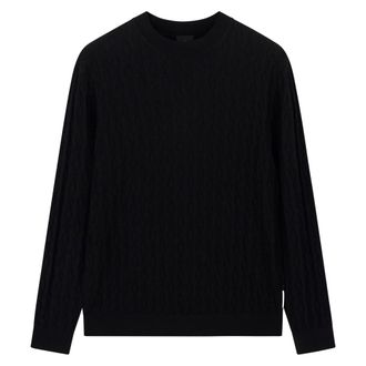 A|X Armani Exchange Rundhalspullover - - Knitwear - Herren - Schwarzk - 2XL