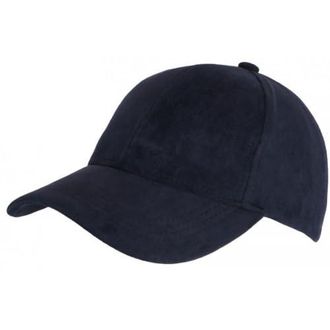 Nyls Cr&eacute;ation Casquette Daim Bleu Marine Classe Suedine Kalter Baseball - Taille Unique - Bleu