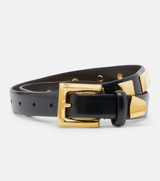 Nour Hammour Ceinture Josephine en cuir clout&eacute;e