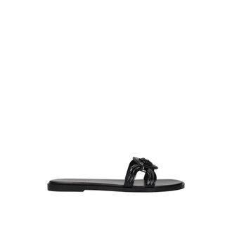 Versace Sandales &agrave; medaillon Medusa - Femme - Chaussures - Noir - Taille: 37 EU