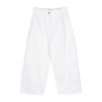 STUDIO NICHOLSON Damen, Hosen, Wei&szlig;, MGr&ouml;&szlig;e