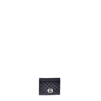 Baldinini Wallet in black quilted leather leather - - Accessories - Damen - Schwarzk - ONE SIZE