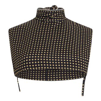 Philosophy di Lorenzo Serafini Top court &agrave; col montant - Femme - Tops - Noir - Taille: 36 FR