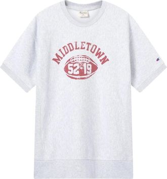 Champion Homme, Tops, Gris, Taille: M SweaT-shirt &agrave; manches courtes