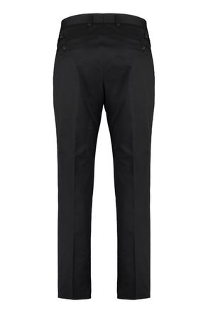 Dolce & Gabbana Mens Black Cotton Trousers Chinos