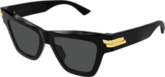 Bottega Veneta Lunettes de soleil Mitre oeil de chat - Femme - Accessoires - Noir - Taille: 53 MM